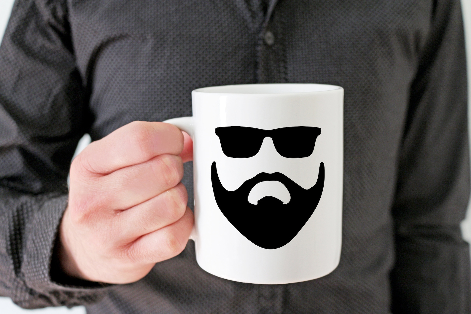 Beard Mug Funny Coffee Mugs for Men Mountain Man Gift Idea - Etsy
