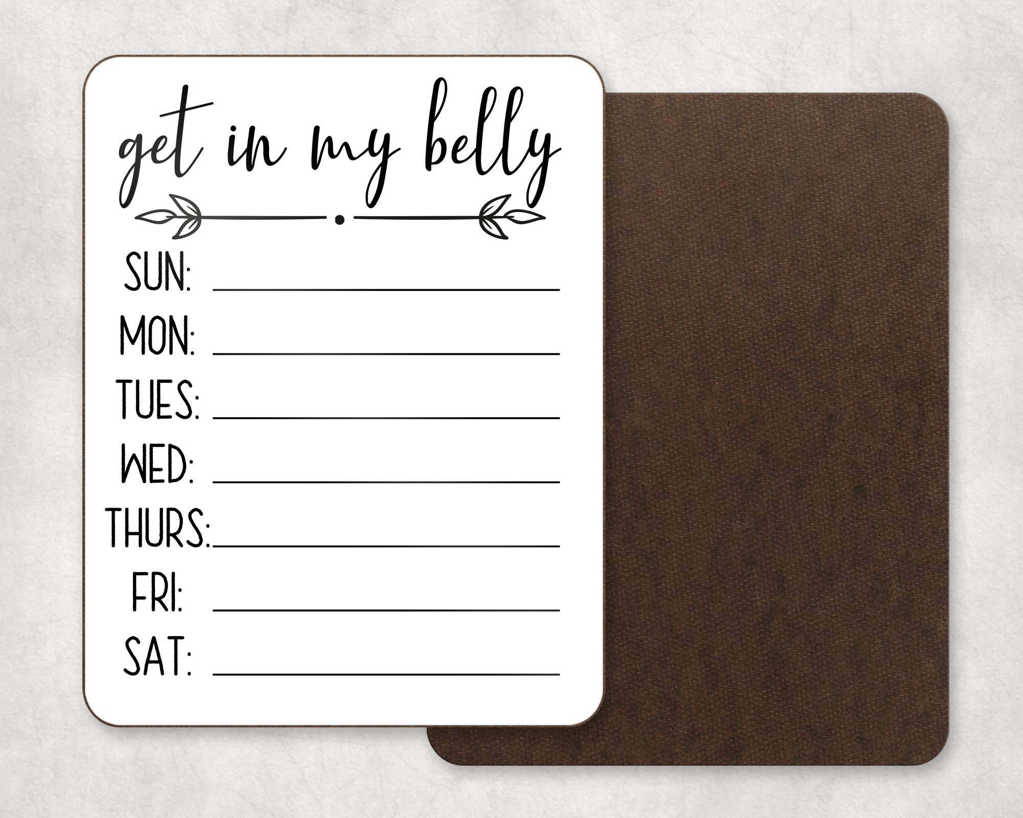 Menu Planning Board Weekly Meal Planner Whiteboard Menu | Etsy