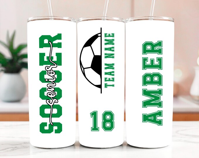 Personalized Senior Soccer Tumbler Custom Senior Gift Soccer Player ...