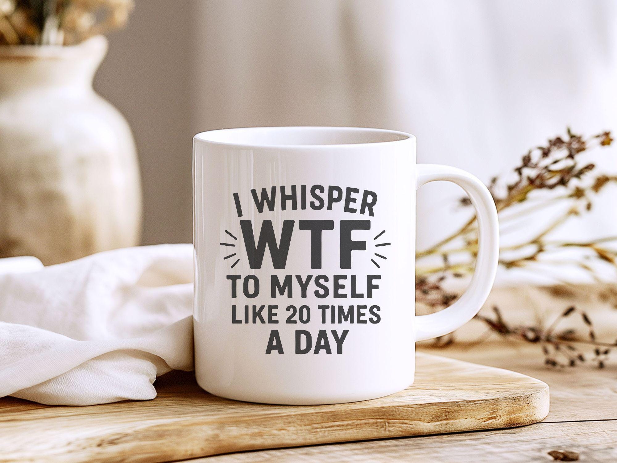 Funny Coffee Mugs With Sayings Curse Word Mug for Coworker Gift - Etsy