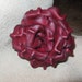 Full Size Sculpted Red Leather Rose - Etsy