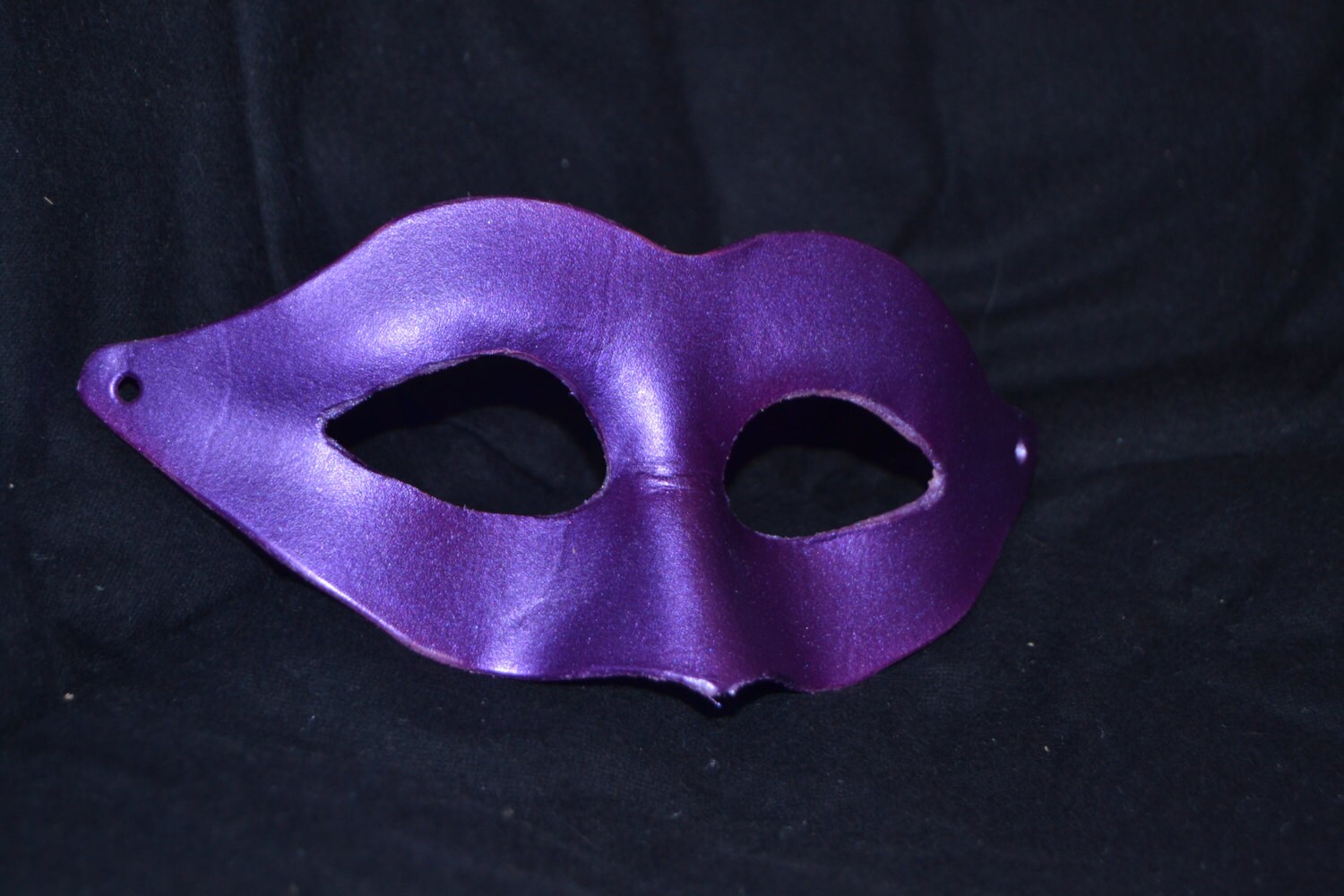 Purple Leather Masquerade Mask - Etsy