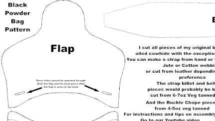 Digital Pattern for Leather Black Powder Shooter's Bag - Etsy