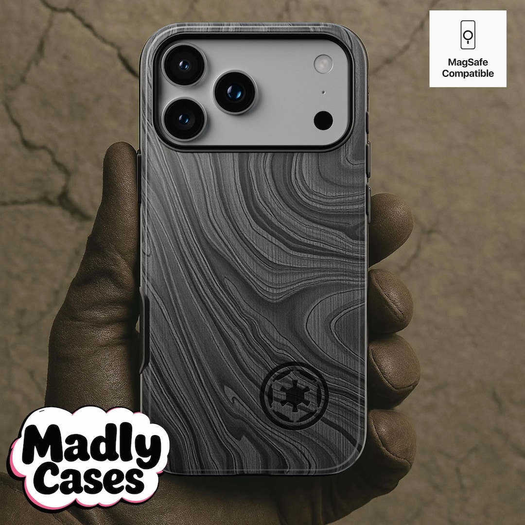 IPhone 17 Case Beskar Imperial Phone Case Custom Name – Sci-fi Robot ...