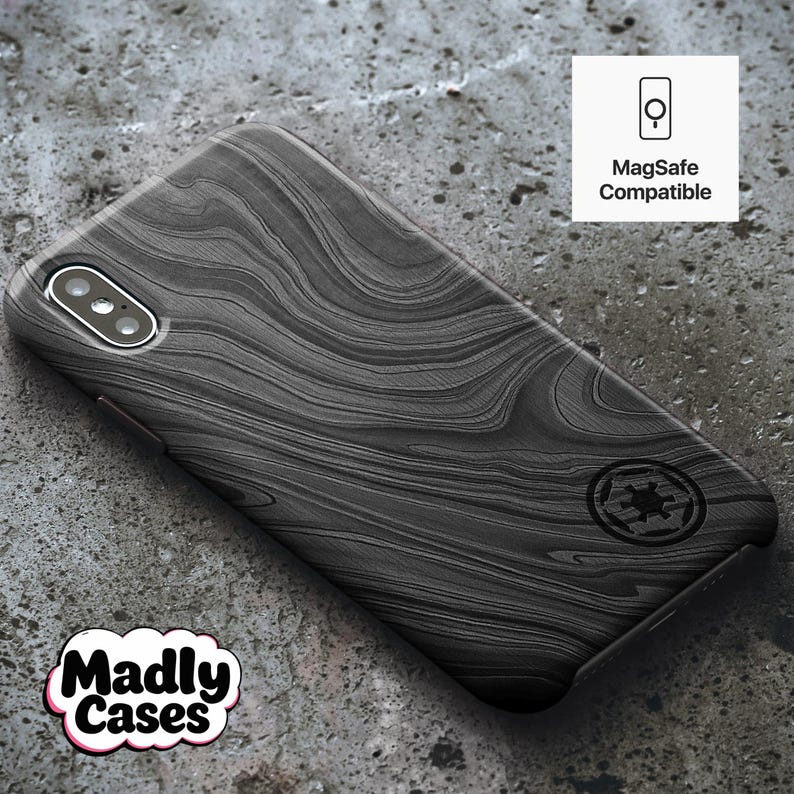 Beskar Imperial Silver Magsafe Phone Case for iPhone 16 Pro Max, 15 ...