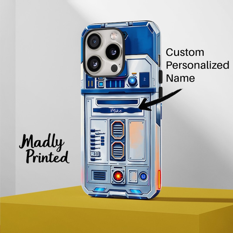 R2d2 Droid Inspired Magsafe Phone Case | Personalized for iPhone 17 ...