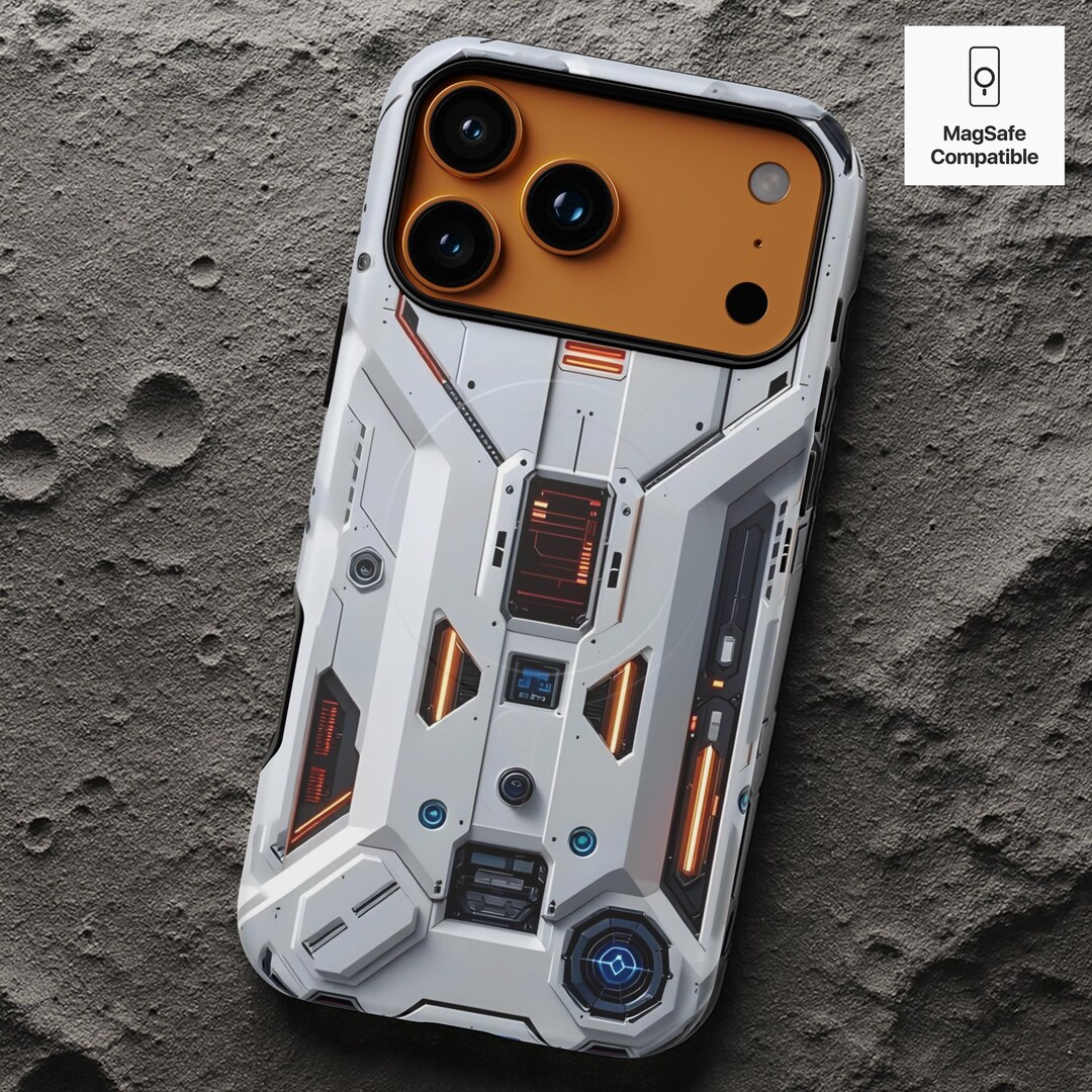 IPhone 17 Case – Lunar Droid Magsafe – Custom Name – Sci-fi Robot Wars ...