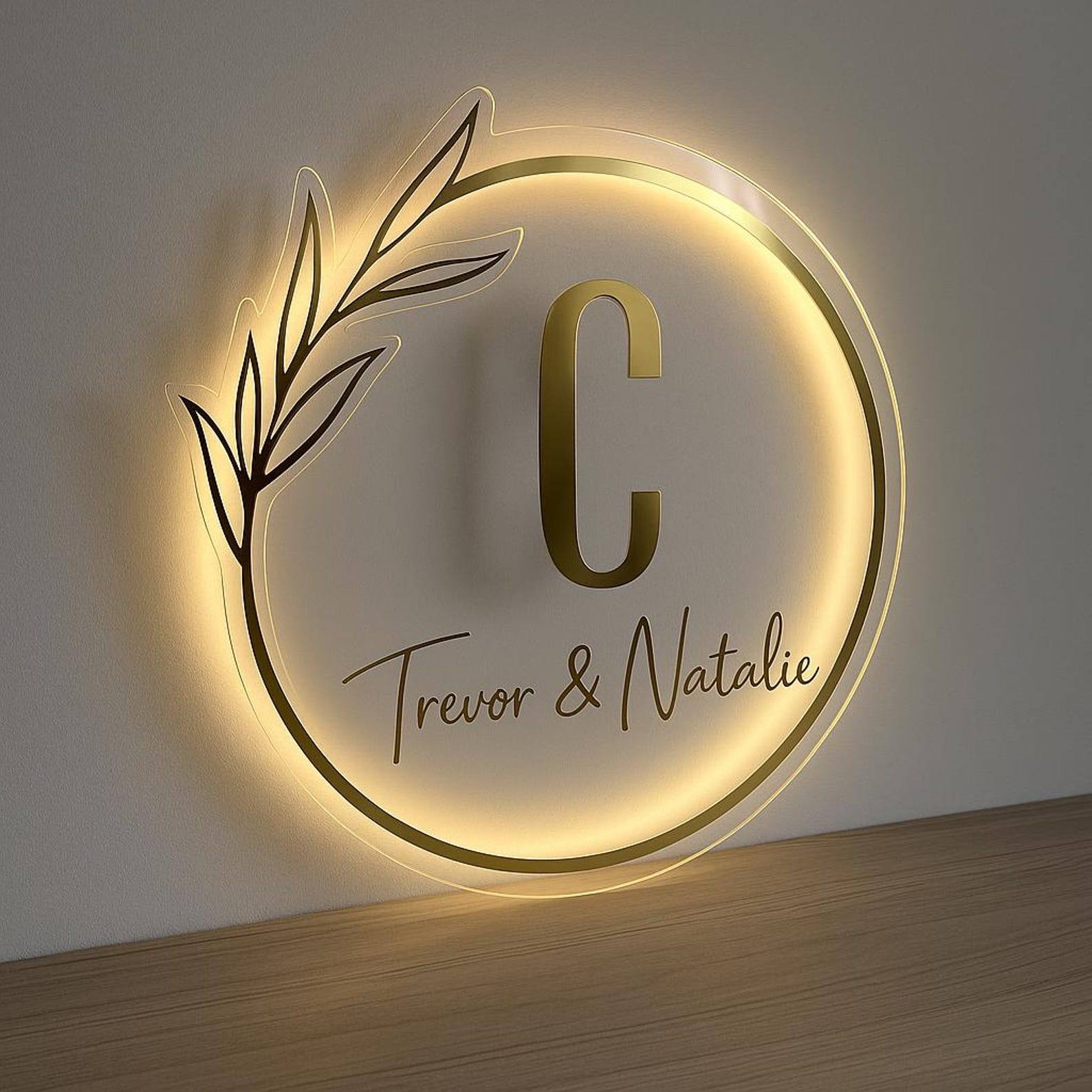 Neon Acrylic Sign - Acrylic Letters for Wall - Lightup Sign - Custom ...
