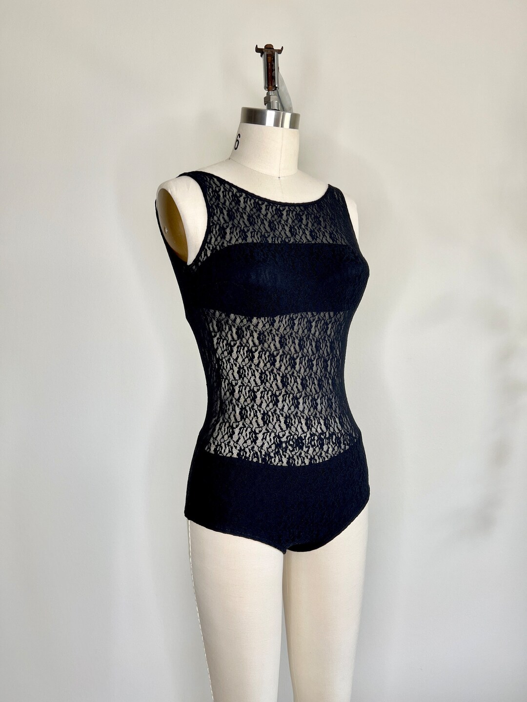 1960s "scandal" Suit Black Swimsuit One Piece Sz Small // Peekaboo ...