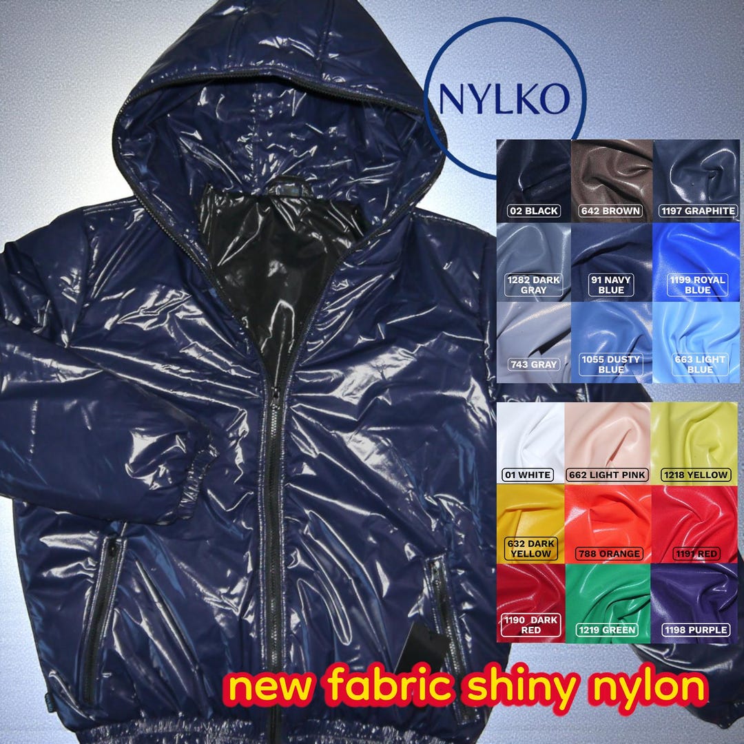 EXG4 – Shiny Nylon Jacket – 18 Colors, Insulated / Glanznylon Jacke ...