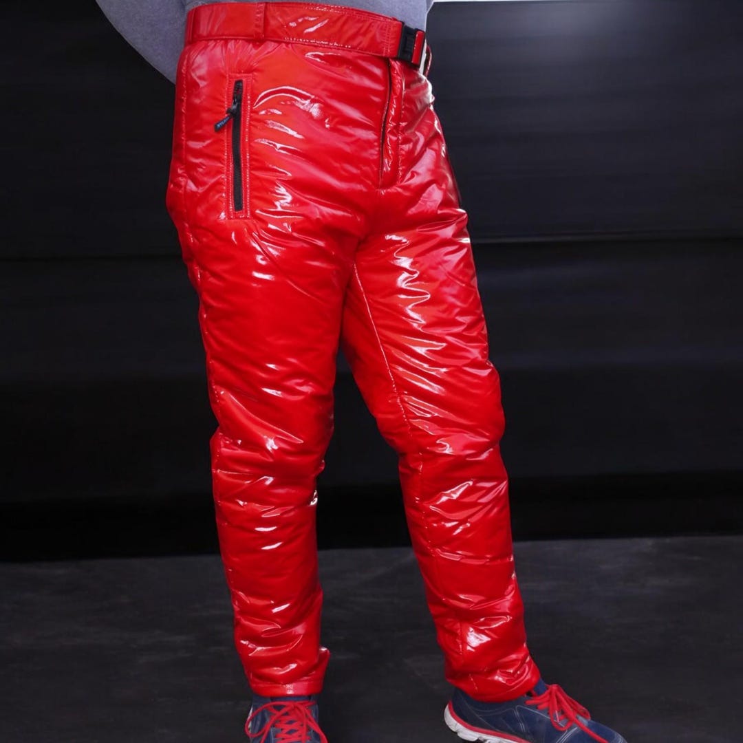 OL – Shiny Nylon Wetlook Pants, Rain & Jogging Pants – 15 Colors ...