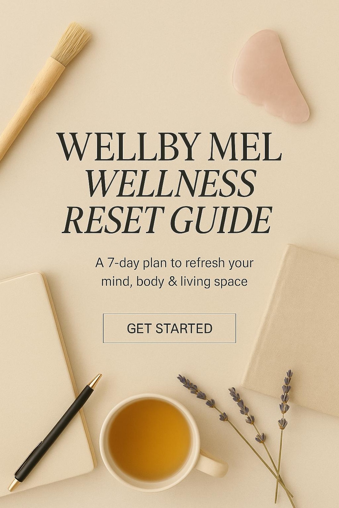 7-day Wellness Reset Guide | Self-care Planner | Digital Routine ...