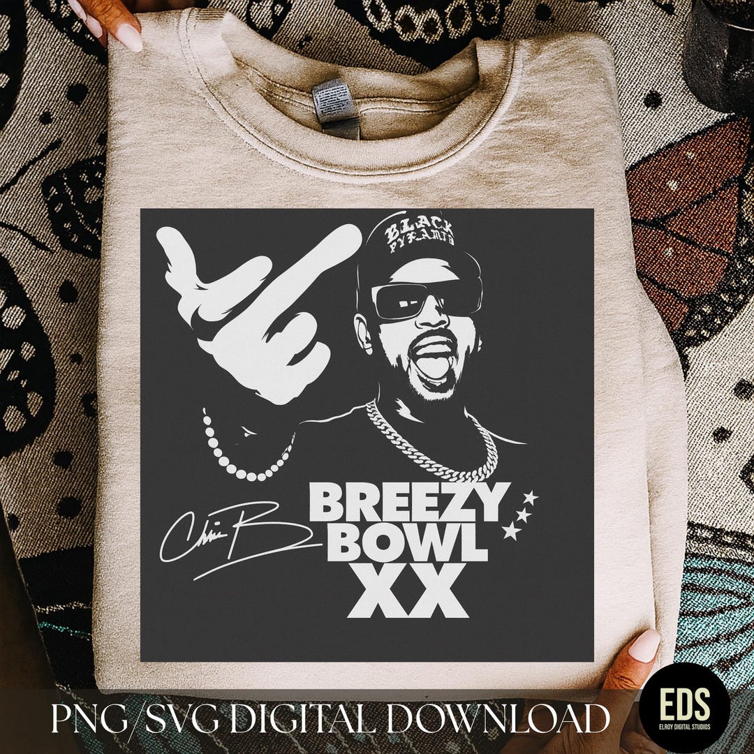 Chris Brown Breezy Bowl XX PNG SVG: 11 11 Inspired Art (digital ...