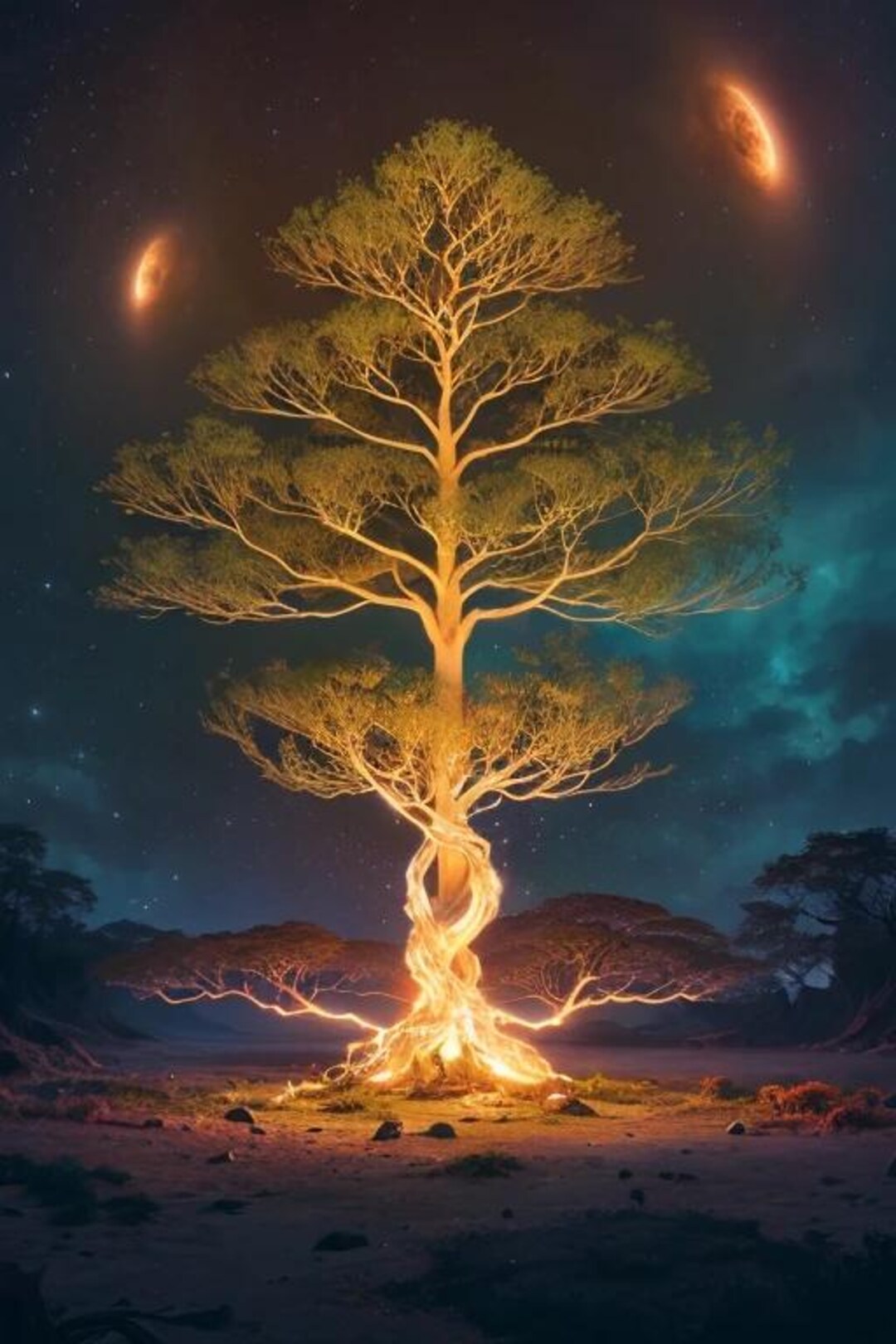 Enchanted Tree of Light Puzzle | Fantasy Jigsaw Puzzle for Adults ...