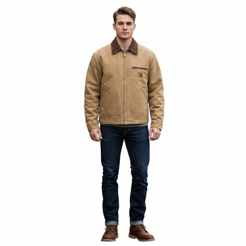 Vintage Carhartt J97 Detroit Jackets - Carhart Faded Jacket - Etsy