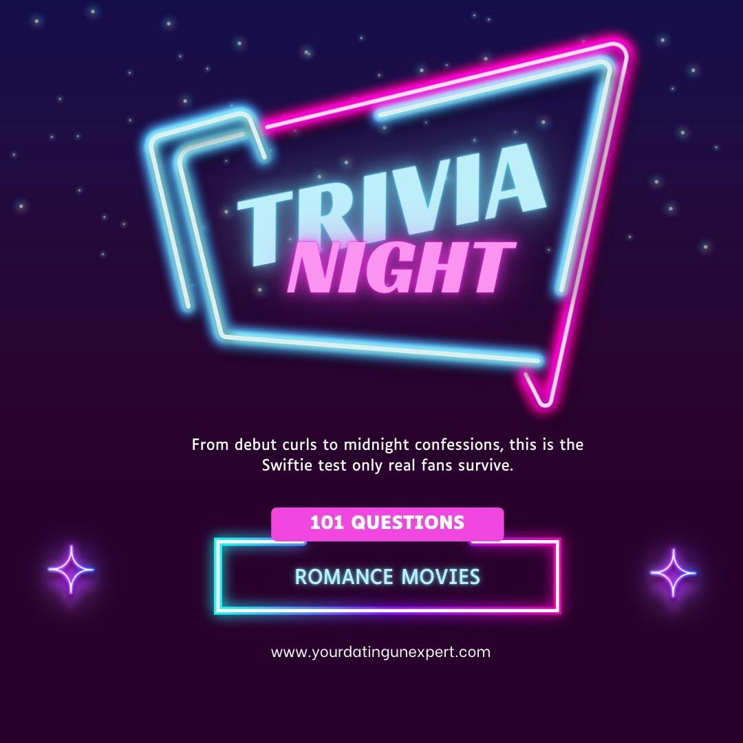 Trivia Night: Romance Movies Edition | 104 Romantic Comedy & Love Movie ...