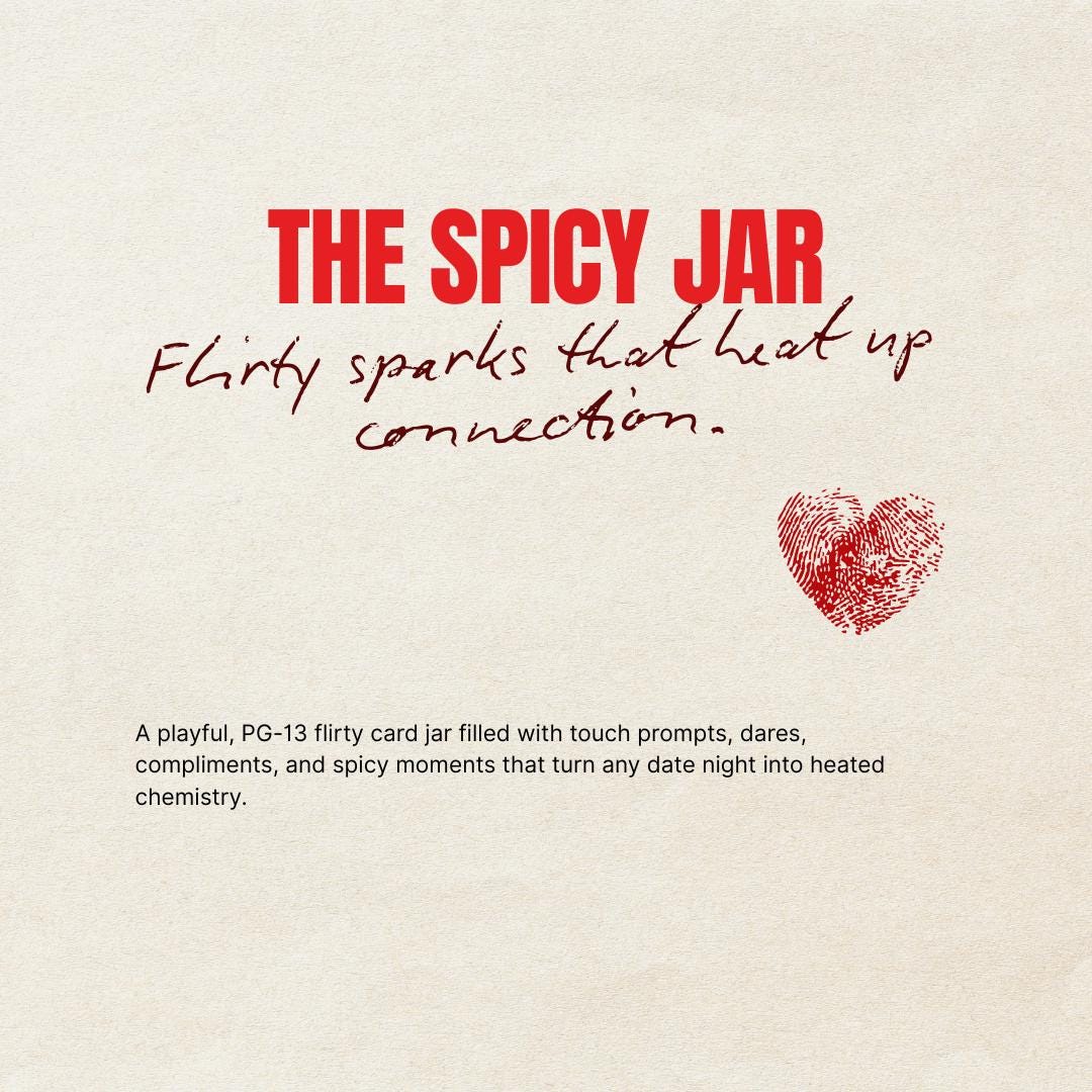 The Spicy Jar – Couples Date Night | 60 Printable Flirty Cards | Touch ...