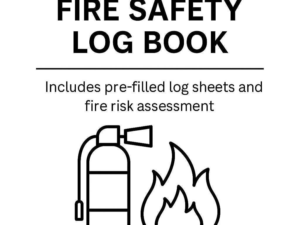 UK Fire Safety Log Book Template: Weekly Testing Sheet (PDF & Word) - Etsy