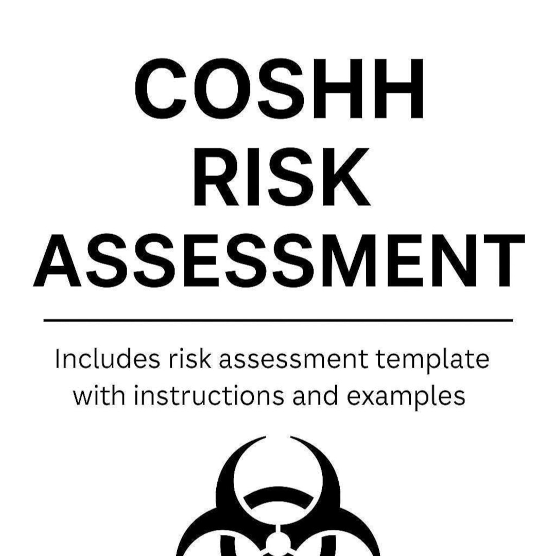 COSHH Risk Assessment Template (PDF + Word) | Printable UK Small ...