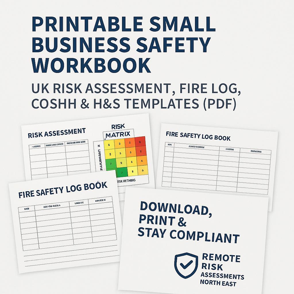 Fire Risk Assessment Template (PDF + Word) Printable Fire Safety Form ...