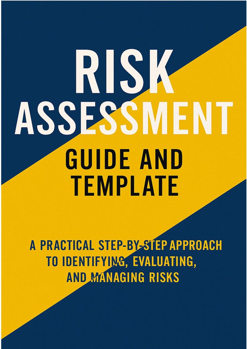 Printable General Risk Assessment and How to Complete DIY Guide. for ...