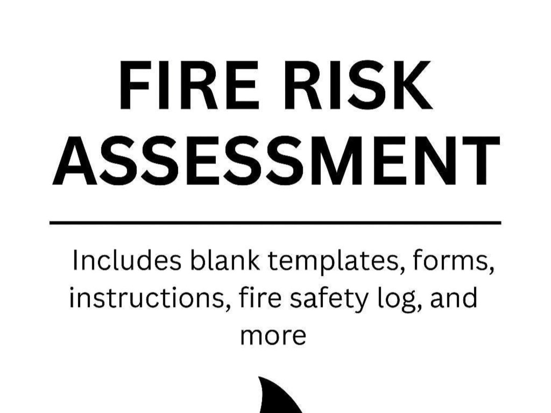 Fire Risk Assessment Template (PDF + Word) Printable Fire Safety Form ...