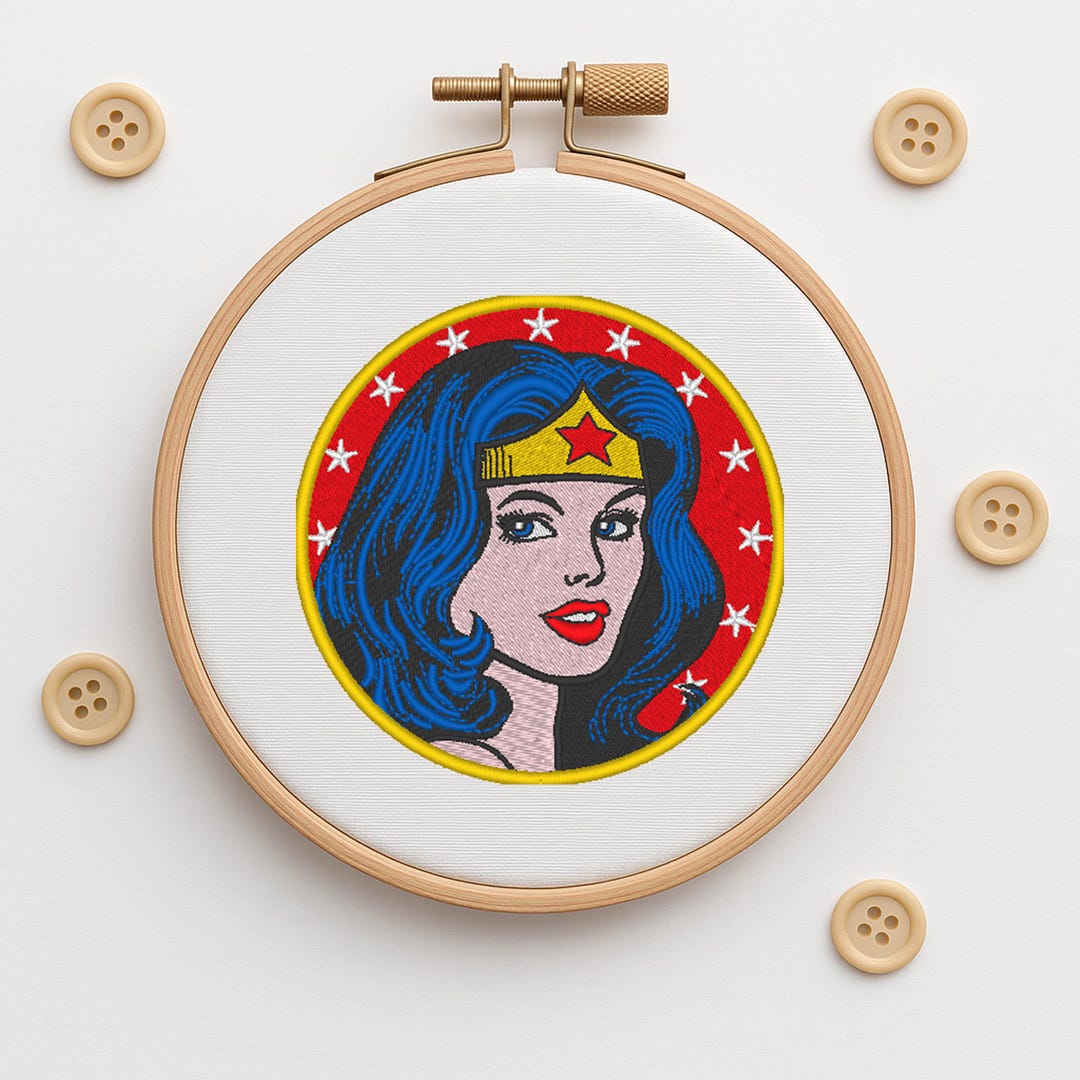 Embroidery Design Super Wonder Inspired - 4x4 Hoop - Etsy