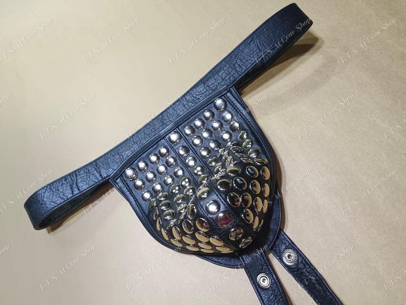 Leather Jockstrap for Men | Handmade Fetish Underwear | BDSM Kinky Gear With Pouch | Gay Pride ...