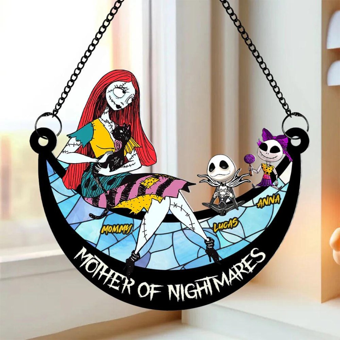 Personalized Mother of Nightmares Suncatcher Ornament - Custom Gothic ...