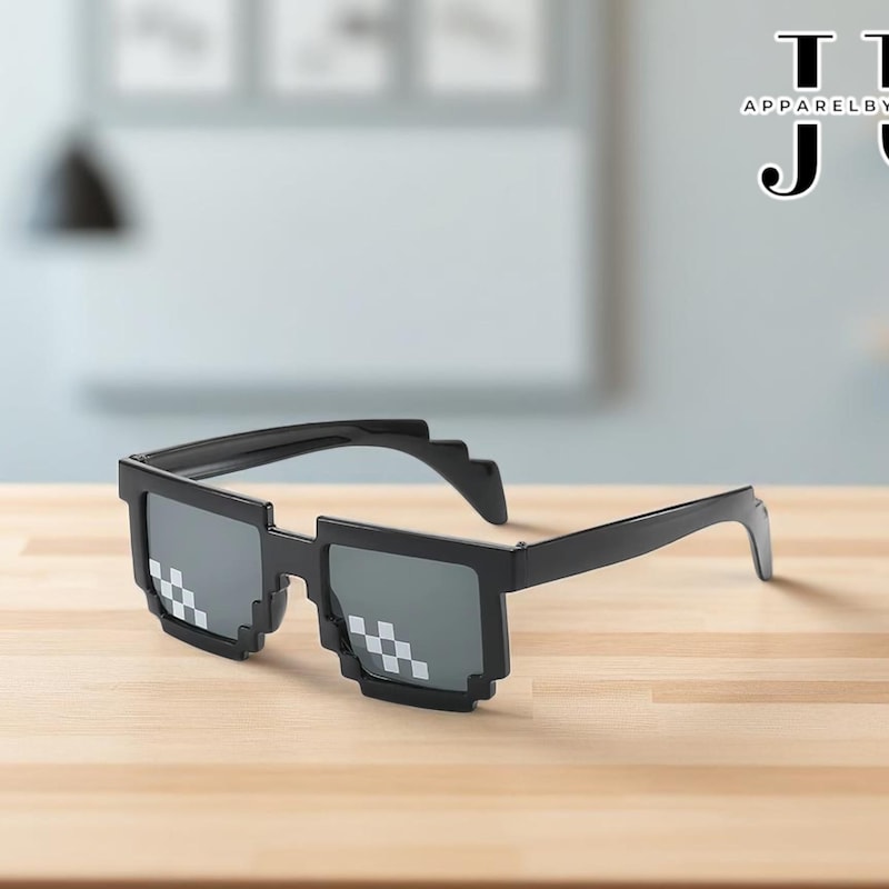 Pixelated Sunglasses - Etsy