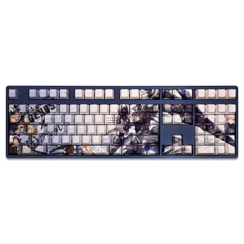 Azur Lane Guam Keycaps Set - 108 Keys PBT Dye-sub Backlit Anime Gaming ...