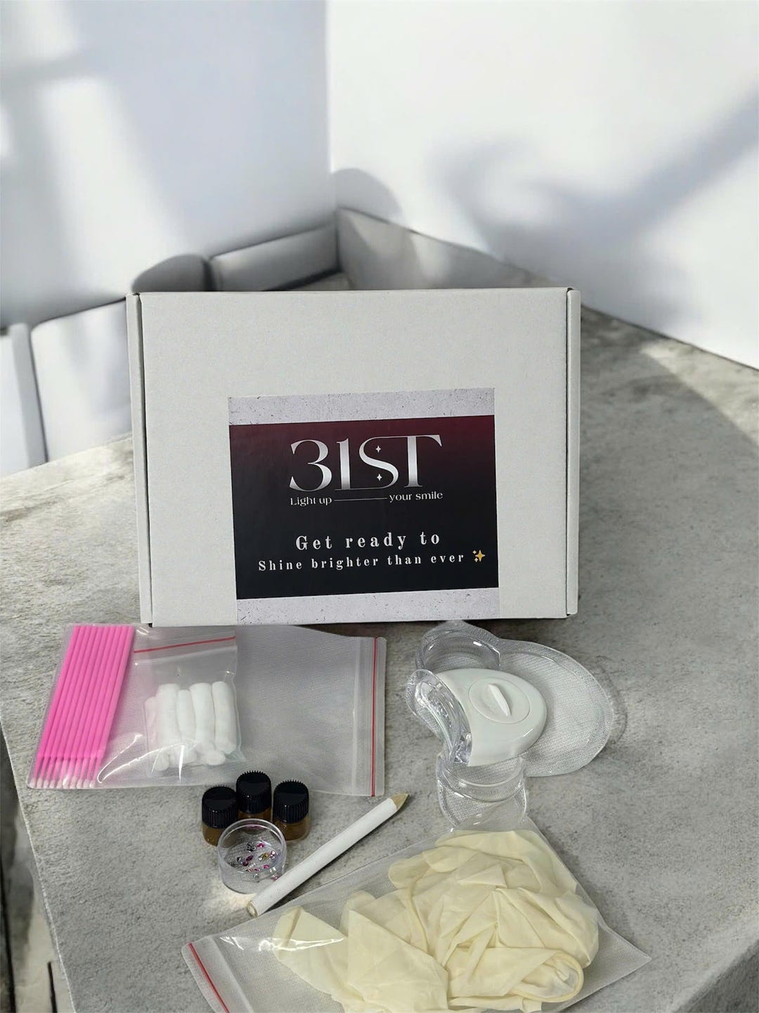 DIY Tooth Gem Kit With Swarovski Crystals Strong Tooth Glue + UV Light ...