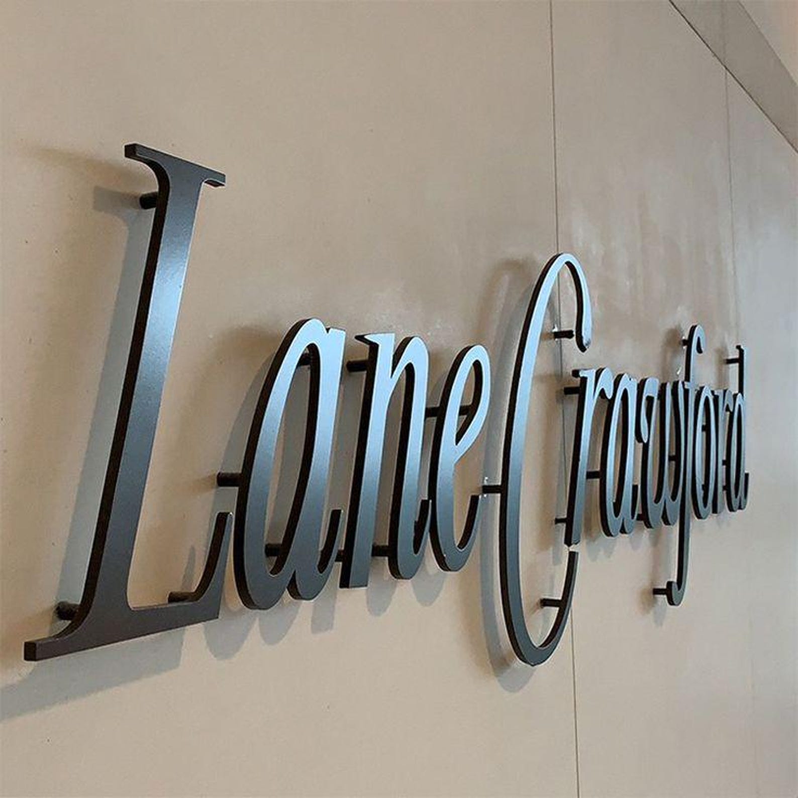 Floating Letters,business Signs,laser Cut ,custom Business Signage ...
