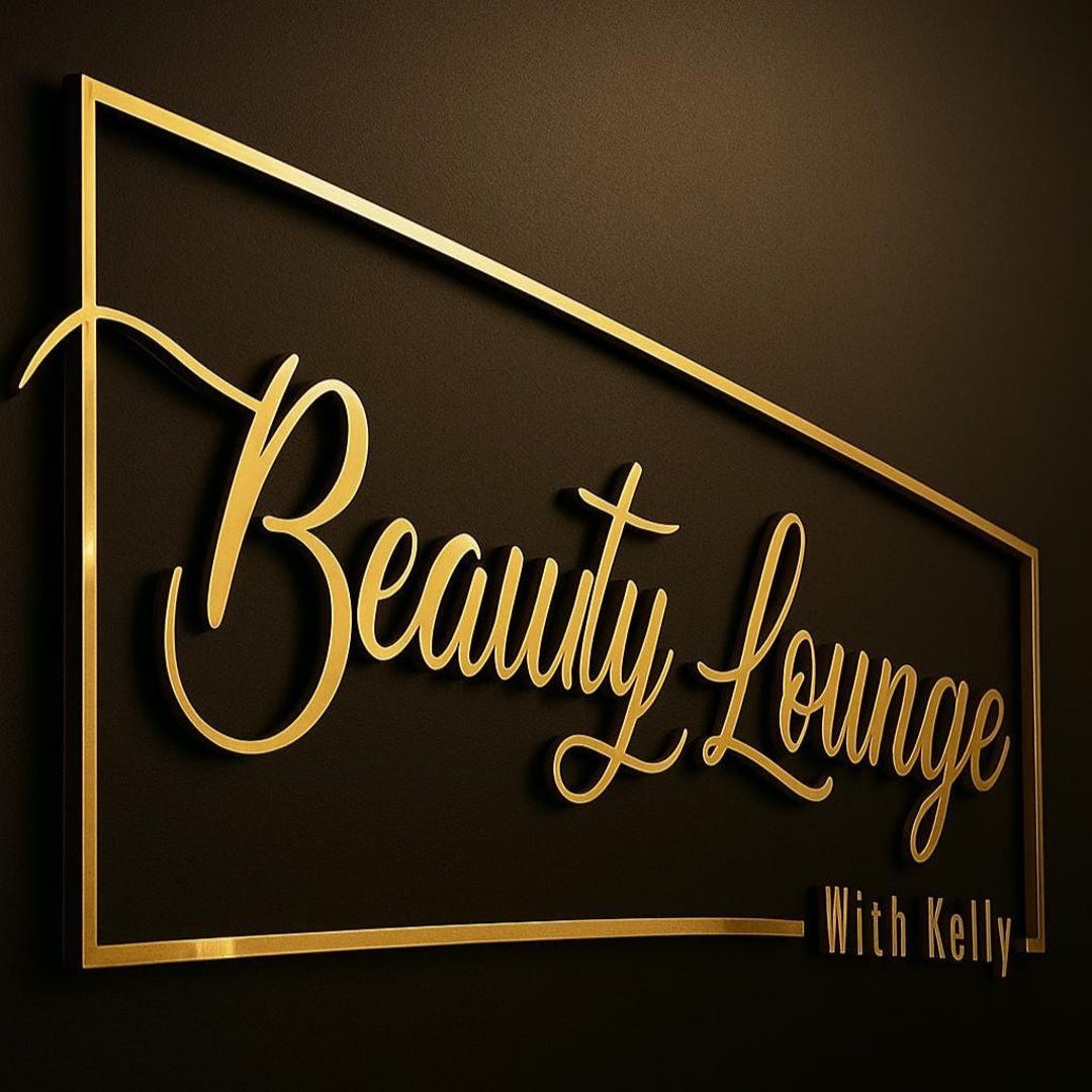 Laser Cut Sign, Beauty Salon Sign, Custom Business Sign, Reception Logo ...