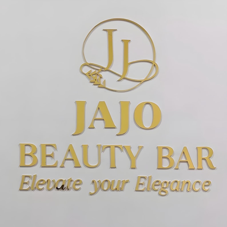 Beauty Salon Sign, Reception Logo Sign, Laser Cut Sign, Business ...