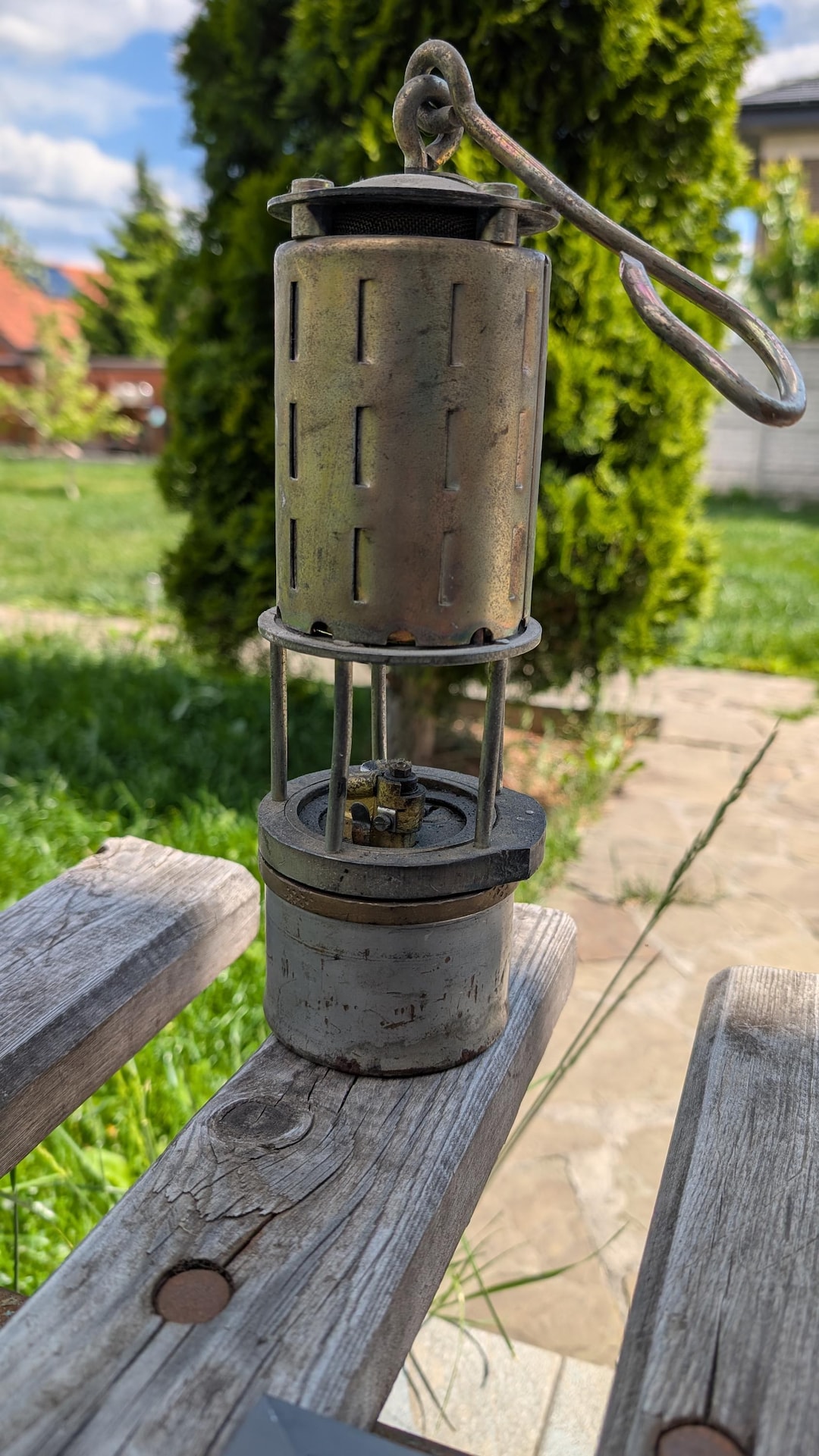 Vintage Carbide Miner's Lamp • Soviet Mining Lantern • Industrial ...