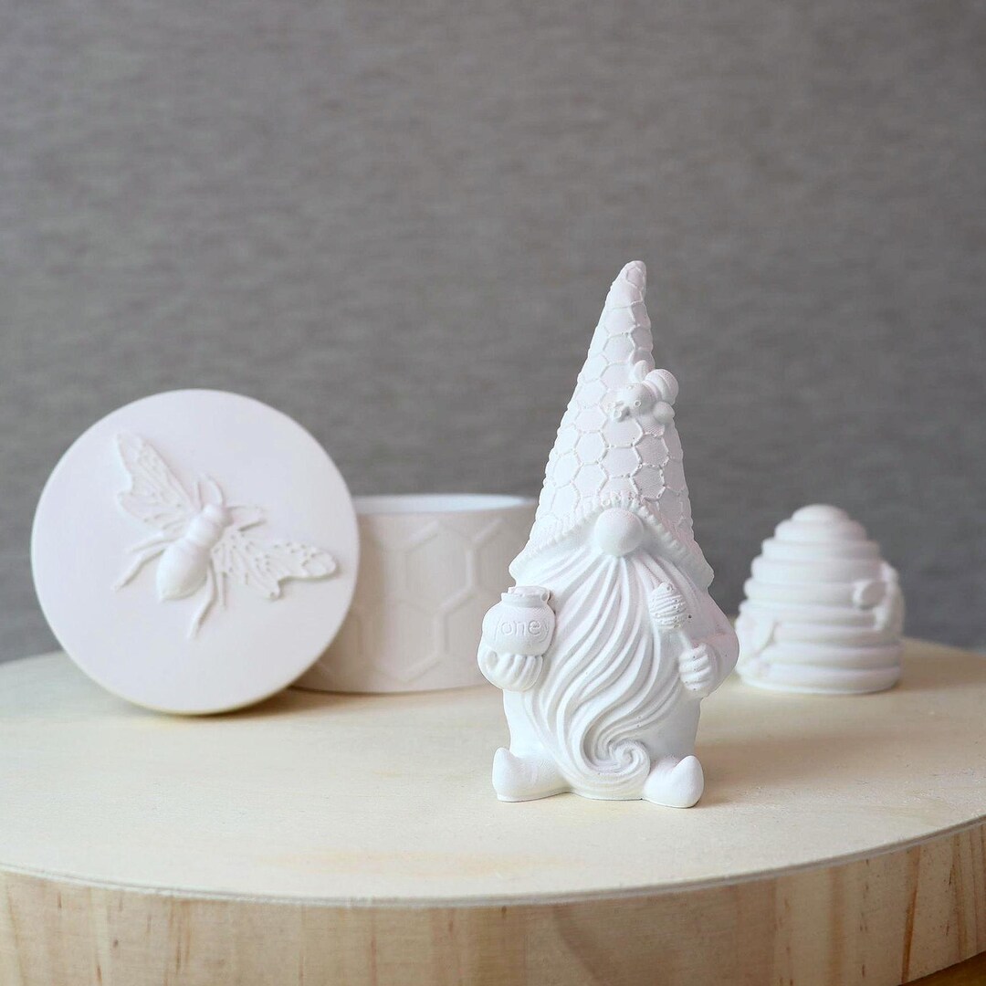 Gnome, Beehive & Tin With Insect Motif | Gift Idea for Nature Lovers - Etsy
