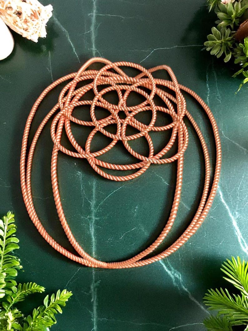 Handmade Tensor Cap • Copper Energy Ring • Tensor Generator Design ...