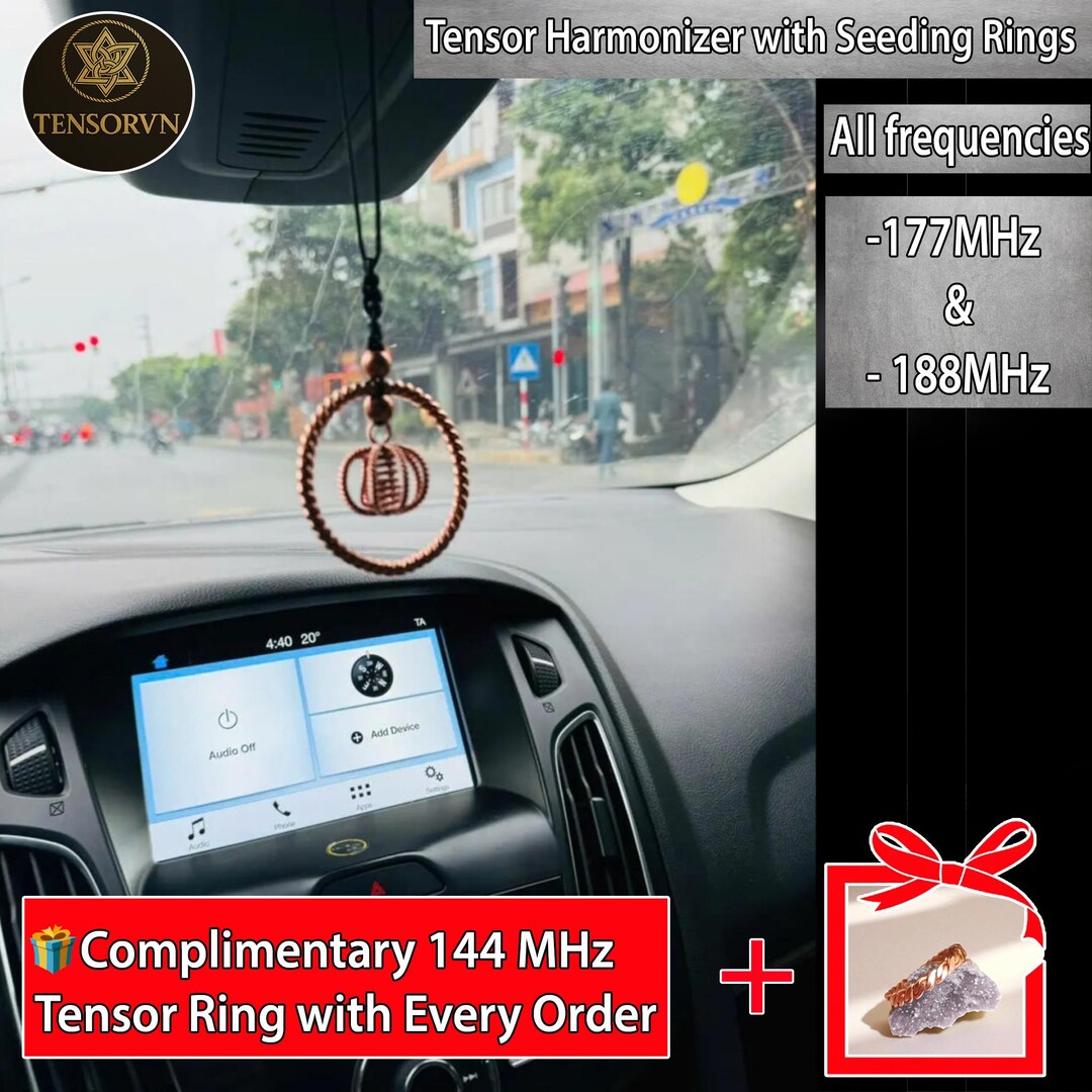 Tensor Harmonizer With Seeding Rings – Lucky Car Travel Hanging, Sacred ...