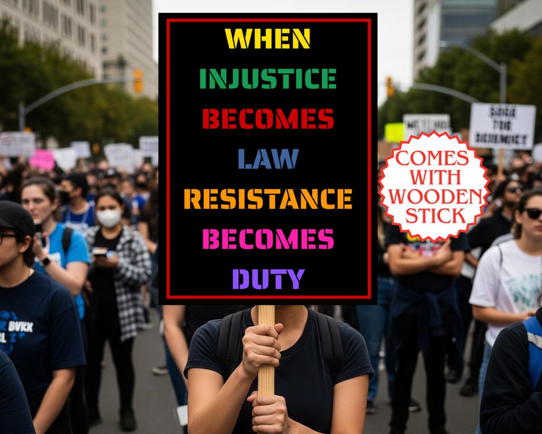 Resistance, No Kings in America Protest Sign, Anti-trump Sign ...