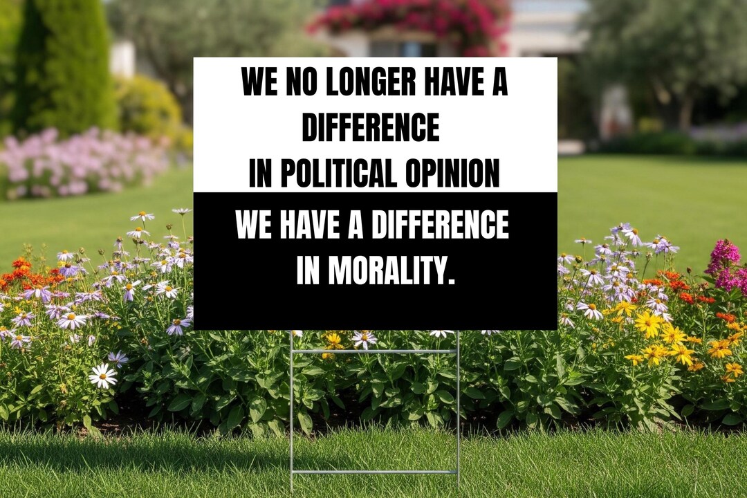Vote Yard Sign, Political Yard Sign, Human Rights Sign, Hands off Rally ...