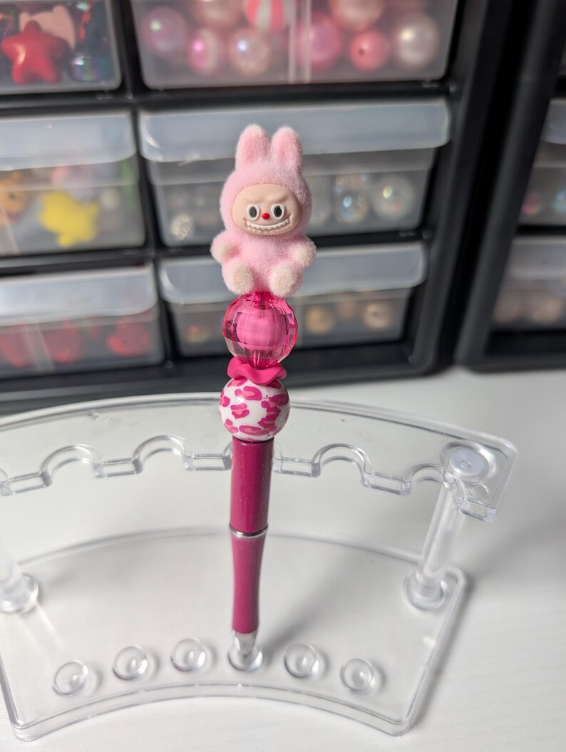 Fuzzy Bunny Pen Toppers - Etsy