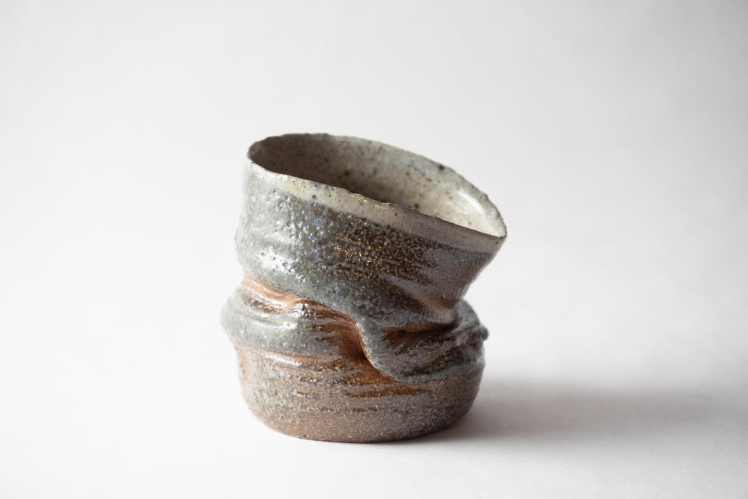 Smashed Ceramic Soda-fired Bud Vase - Etsy