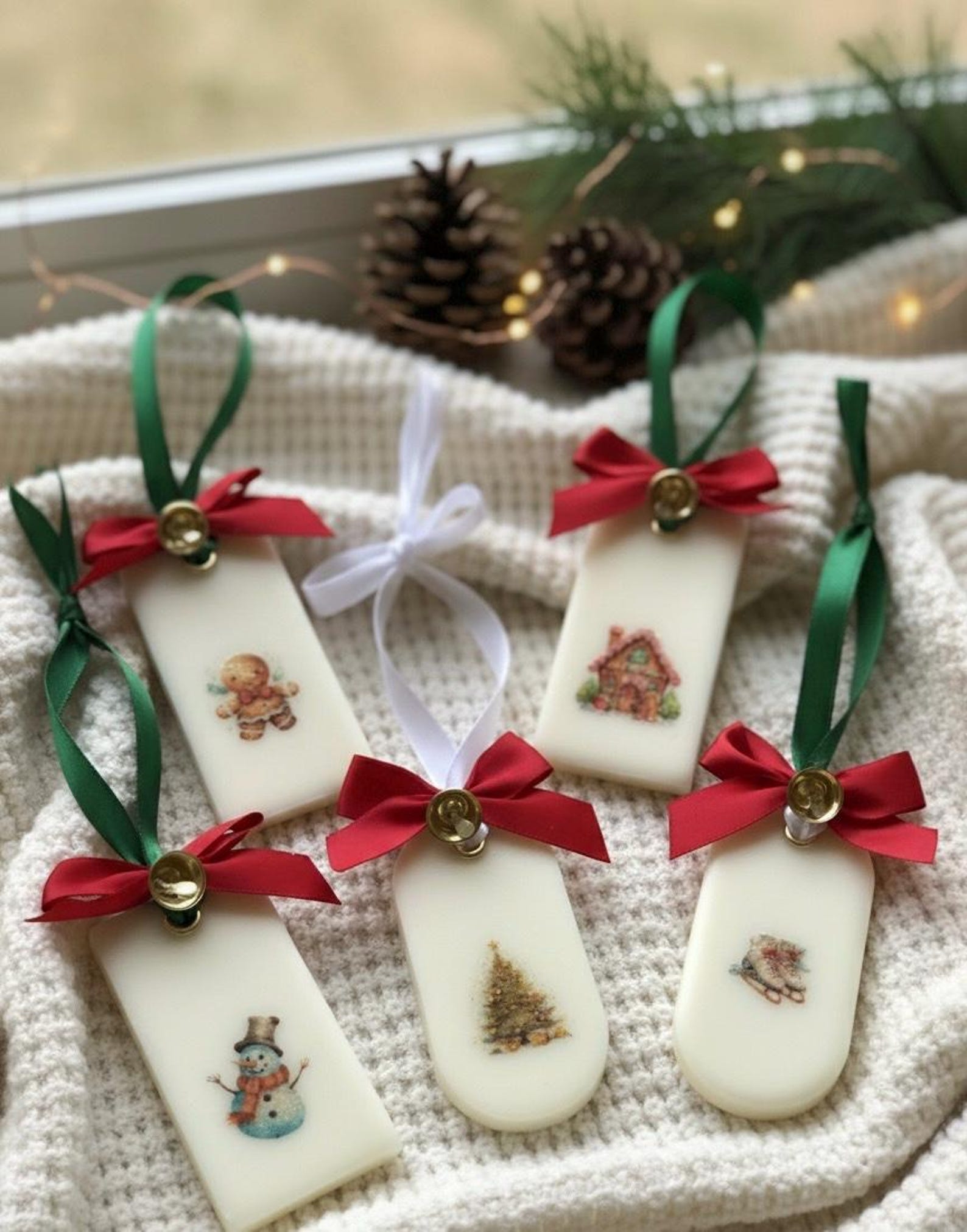 Soy Wax Christmas Sachet – Snowy Pine Scent - Etsy