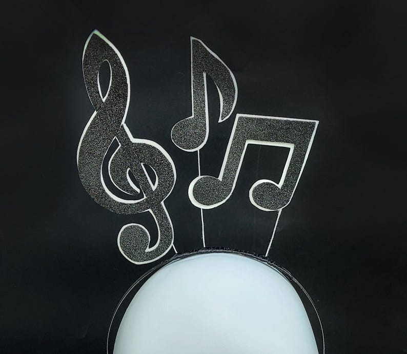 Music Notes Headpiece, Treble Clef Crown, Handmade Foam Tiara - Etsy