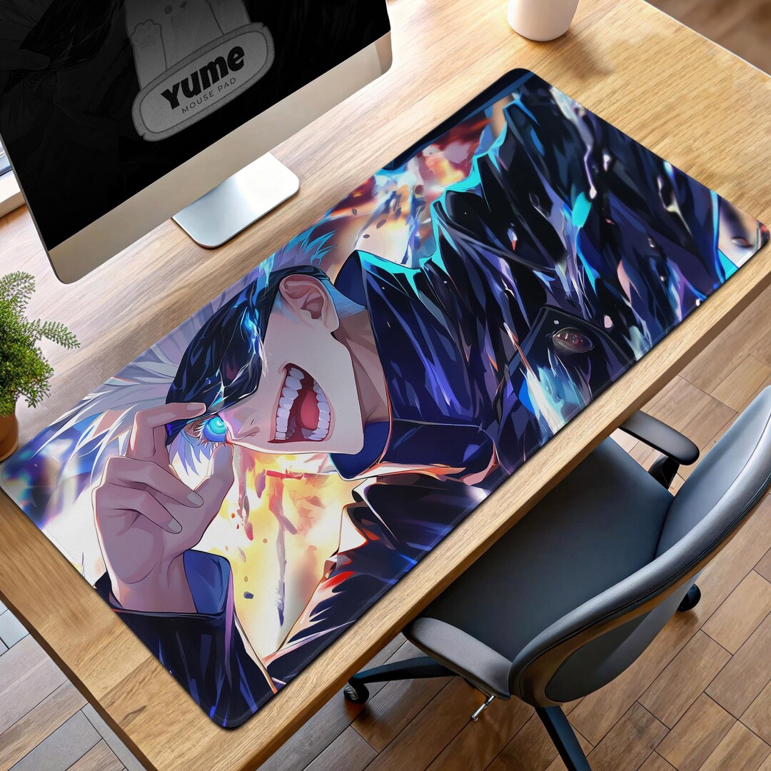 Gojo Satoru Anime Mouse Pad - Jujutsu Kaisen Gaming Mat, Vibrant ...