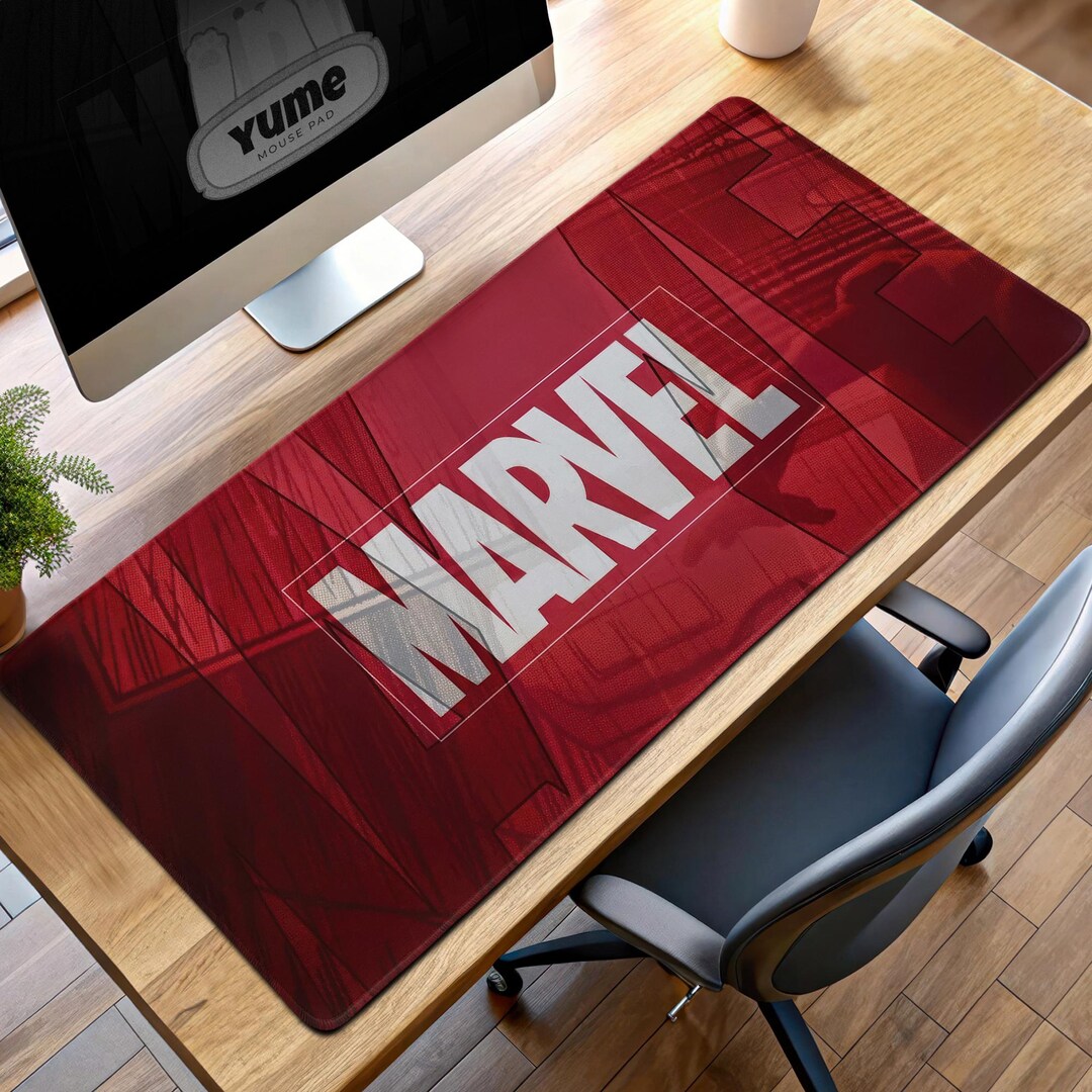 Marvel Superhero Gaming Mouse Pad, Avengers Desk Mat, Comic Book Desk ...