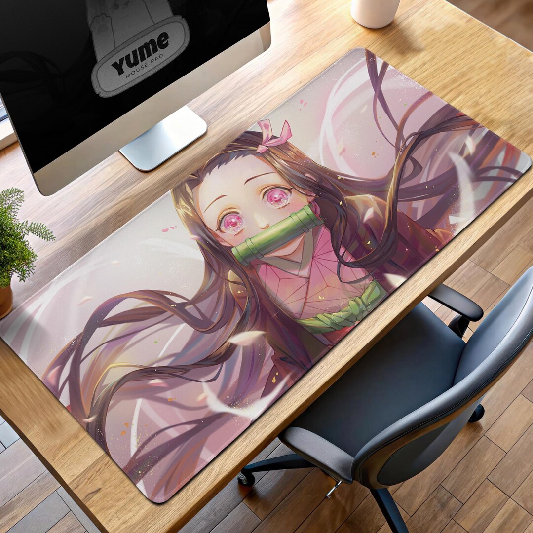 Nezuko Kamado Mouse Pad, Demon Slayer Desk Mat, Anime Gaming Pad ...