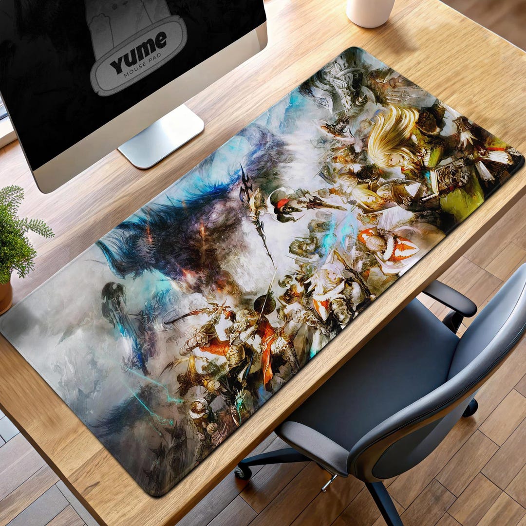 Epic Battle Desk Mat: Final Fantasy Gaming Mouse Pad - Etsy