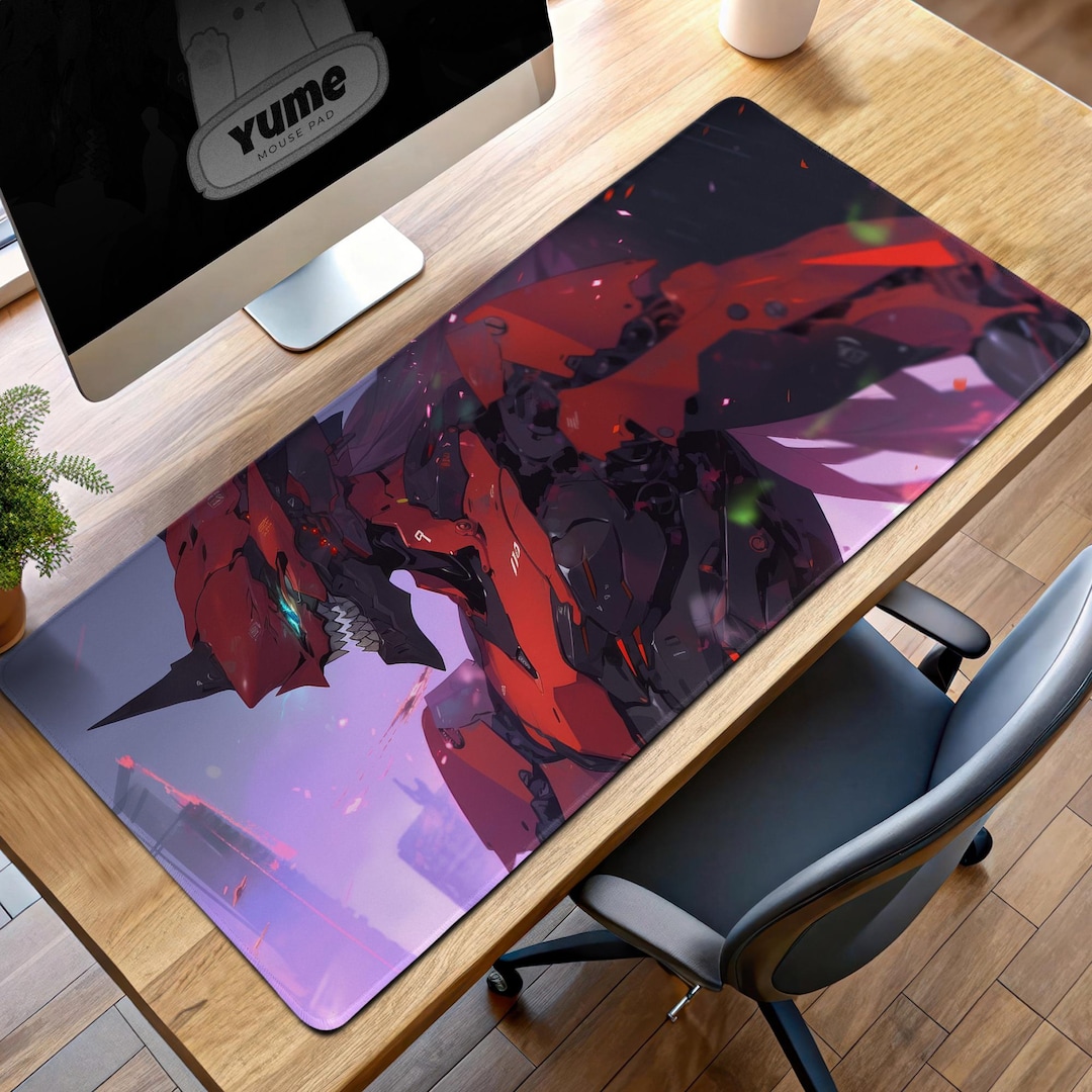 Evangelion Mecha Gaming Mouse Pad, EVA Unit Desk Mat, Anime XL Mousepad ...